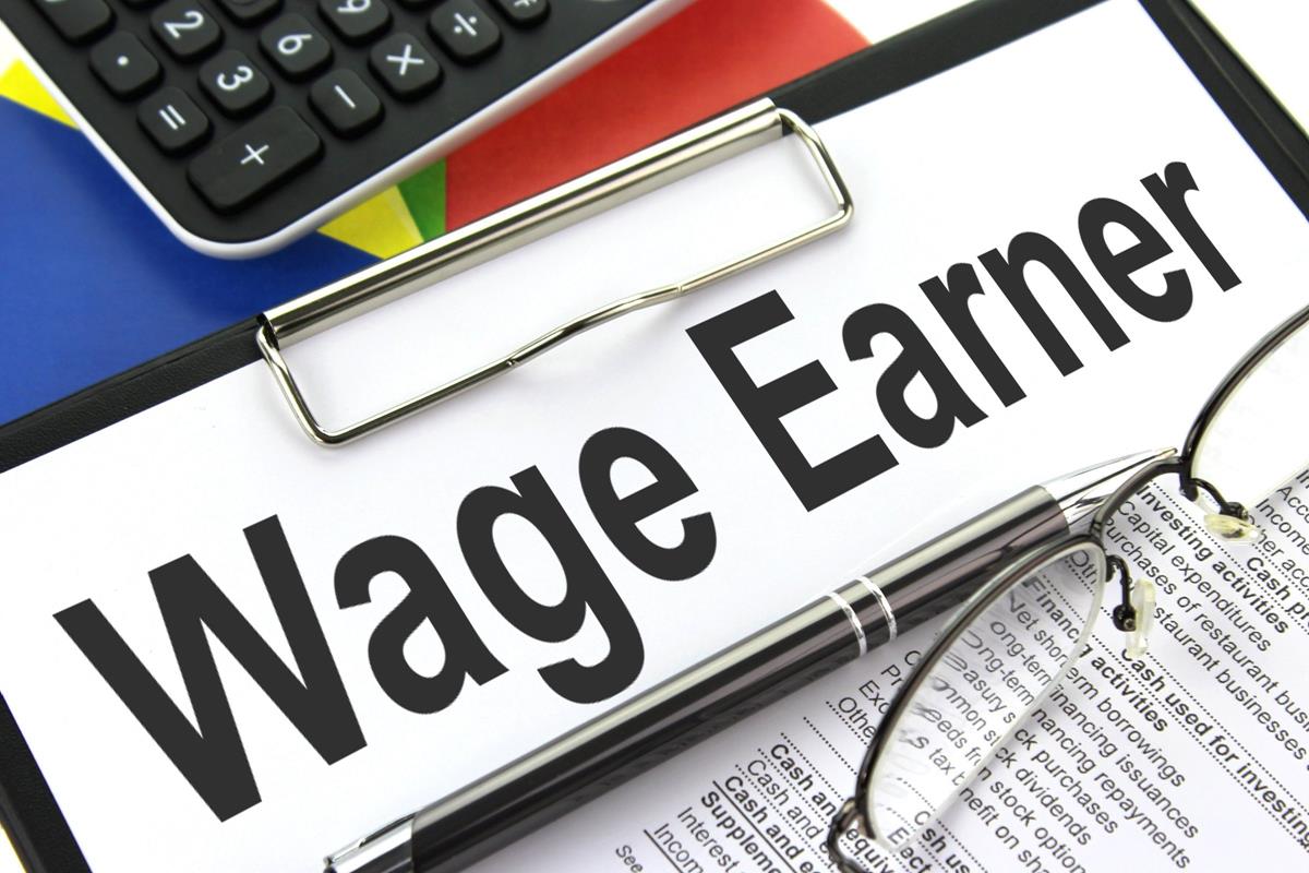 Wage Earner Clipboard Image Wage Earner Clipboard Image