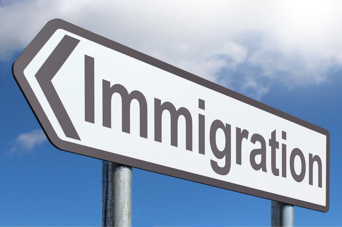 Immigration Highway Sign Image