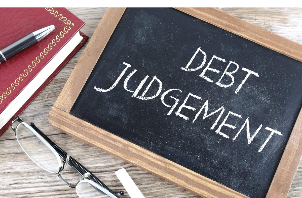 Debt Judgement Free Of Charge Creative Commons Chalkboard Image