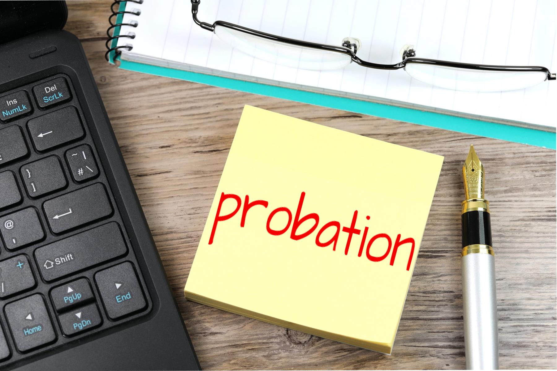 Probation Free Of Charge Creative Commons Post It Note Image